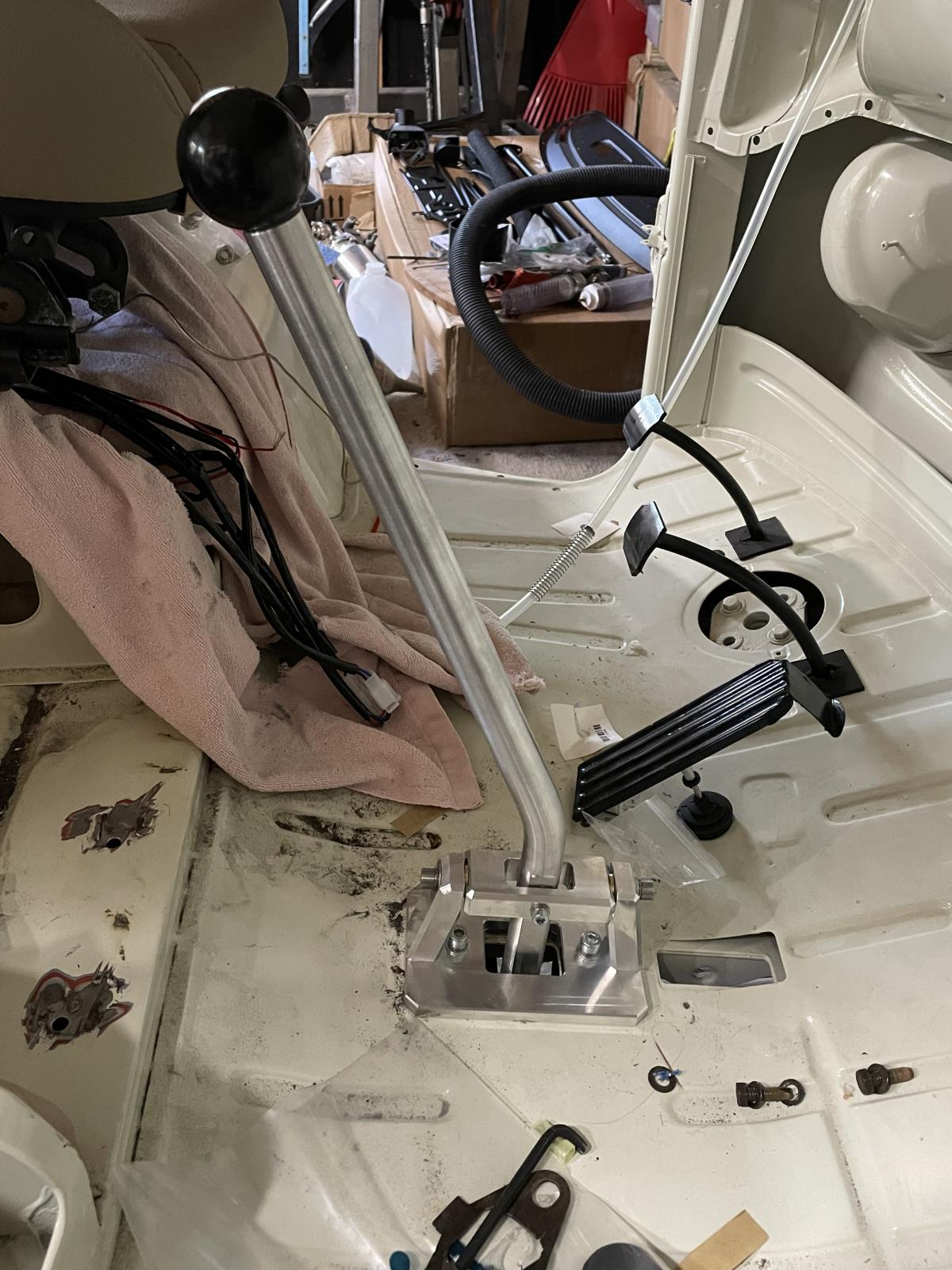 TheSamba.com :: Gallery - Bug-tech shifter install