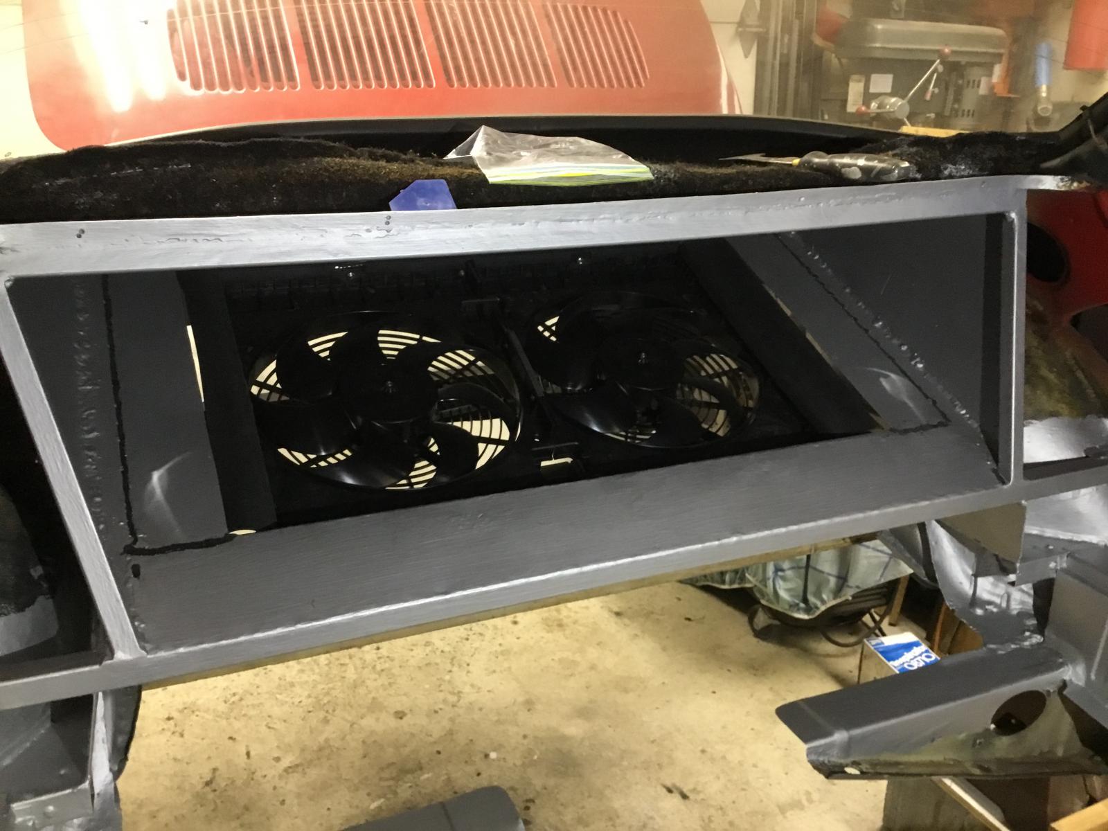 TheSamba.com :: Gallery - radiator and fan mount