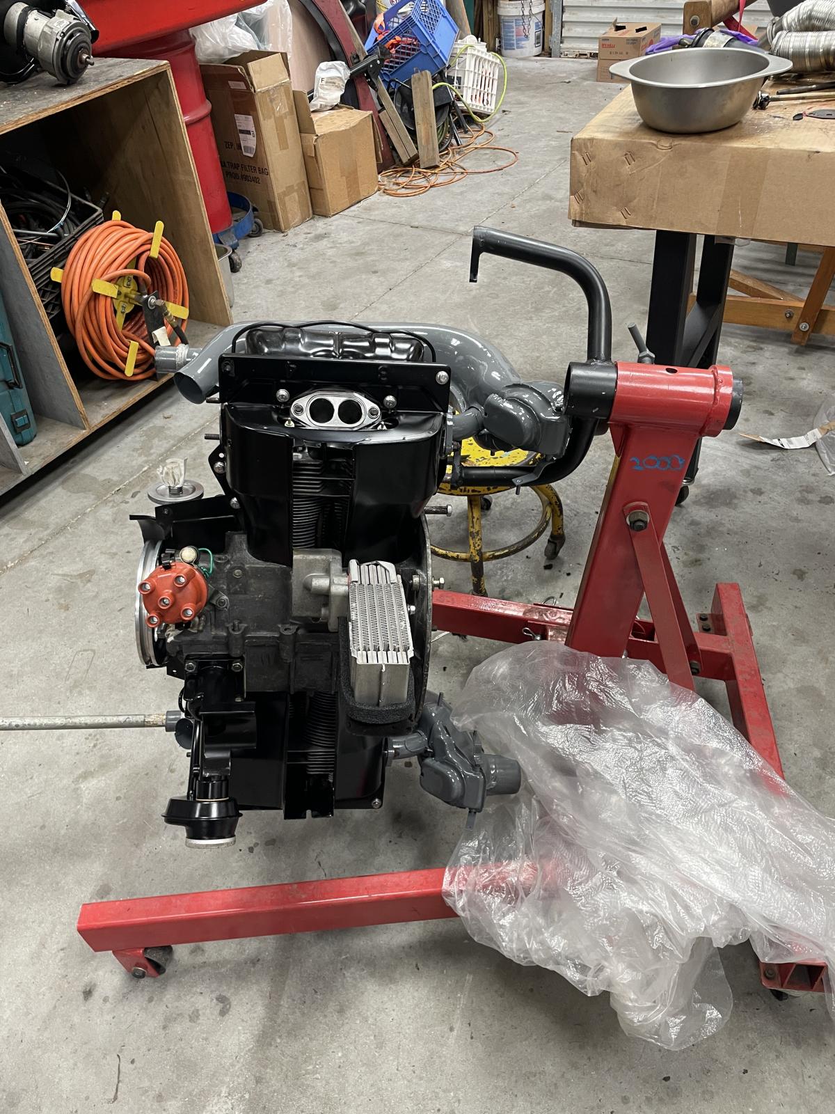 TheSamba.com :: Gallery - trans-dapt engine stand crash