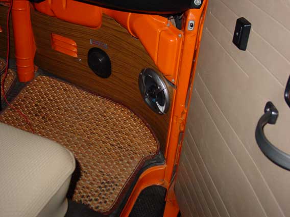 Vw bus speaker kick panels