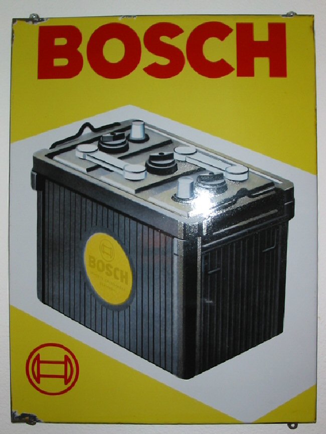 TheSamba.com :: Gallery - Bosch battery sign