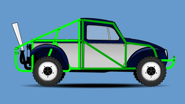 TheSamba.com :: HBB Off-Road - View topic - VW Baja concept drawings